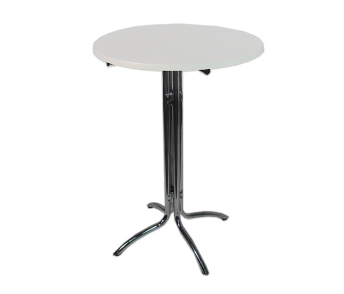 Statafel rond wit 80cm huren | Arendje Verhuur